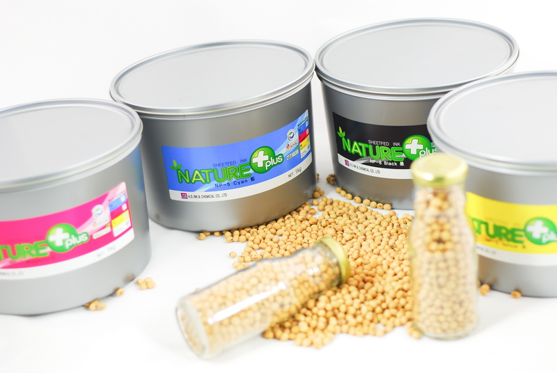 หมึกพิมพ์รักษ์โลก | หมึกพิมพ์ถั่วเหลือง (Soy Ink)